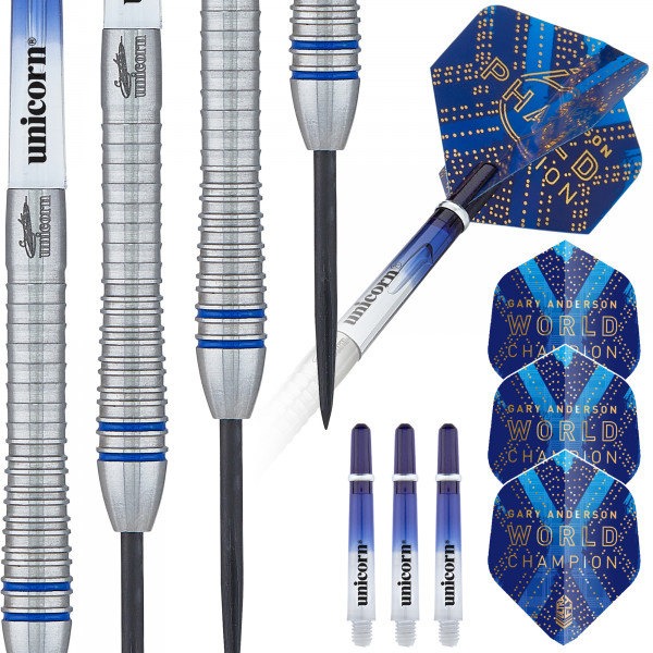 World Champion Gary Anderson Phase 6 Steel Tip Dart Set